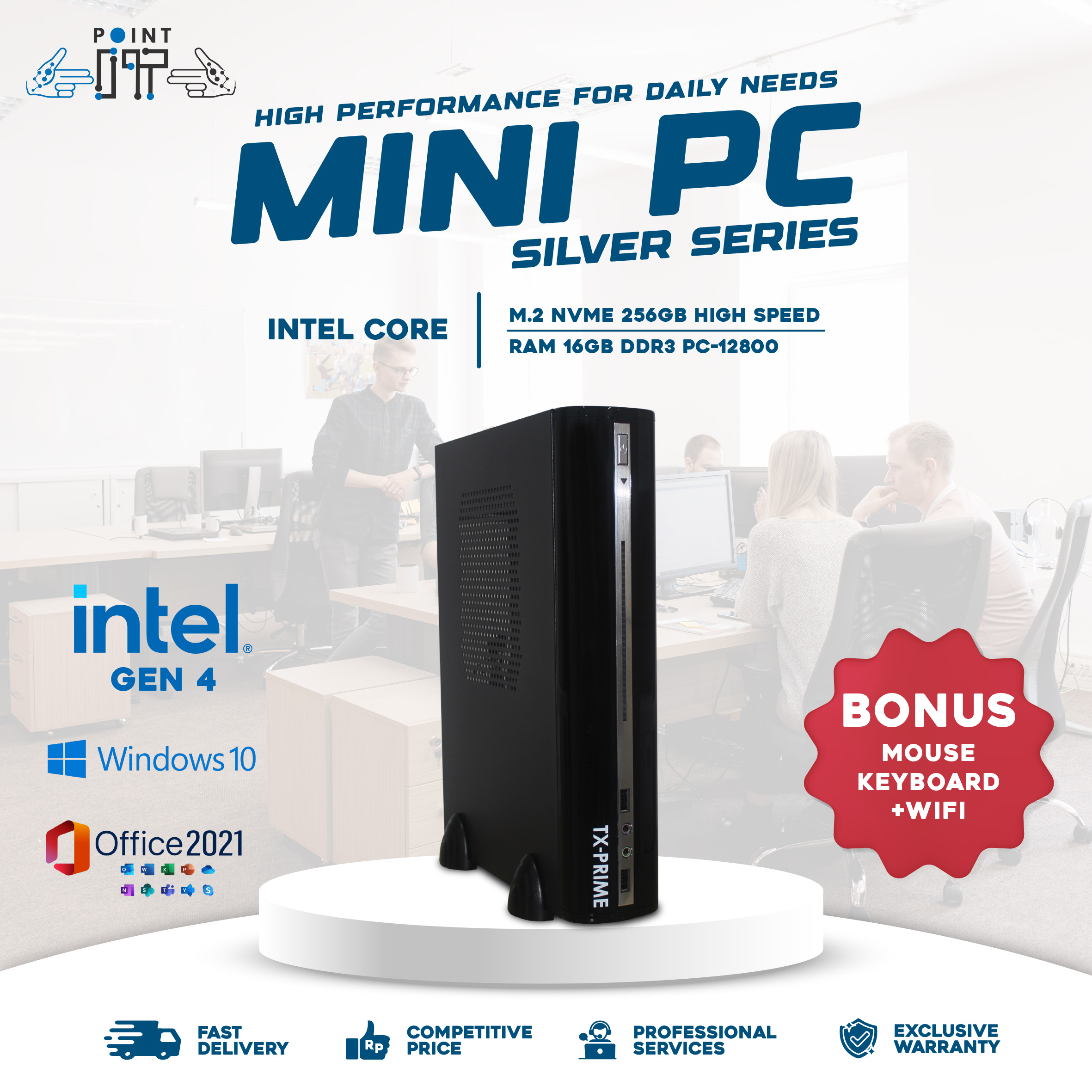 Mini PC / Komputer Rakitan Gen 4 Office Intel Core i3 4130 | i5 4570 ...