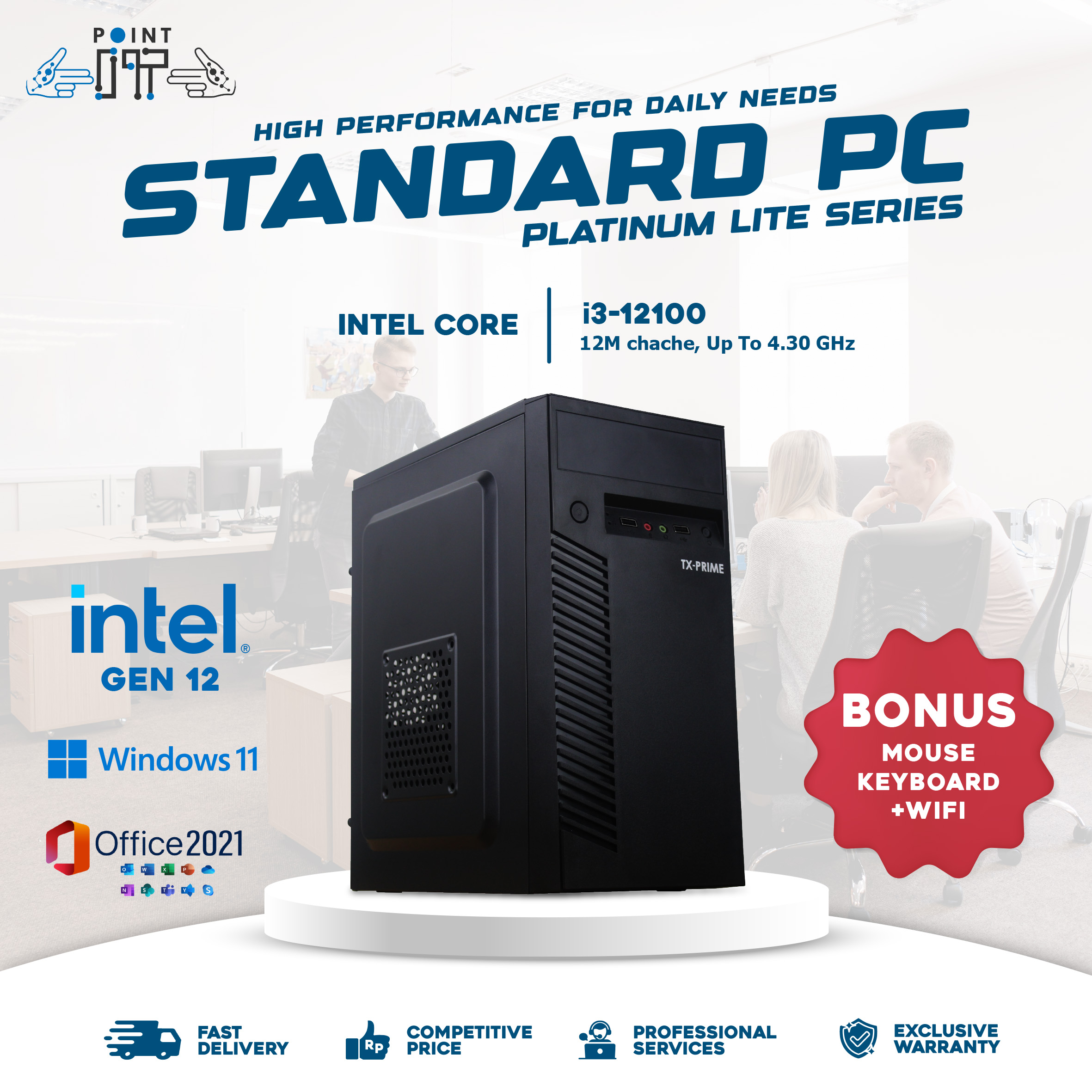 PC Kantor Terbaik Intel Gen 12 – Intel Core i3-12100 / i5-12400 / i7 ...